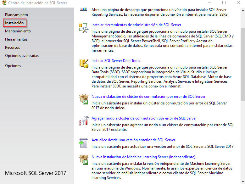 Guía de actualización de SQL Express 2017 a Standard 2017 – Centro de ayuda
