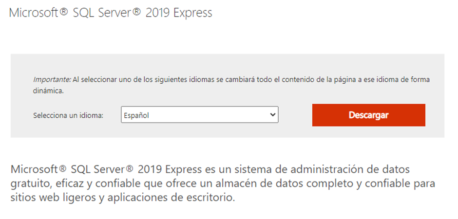 Actualización del motor Microsoft SQL Server a la versión Microsoft SQL ...
